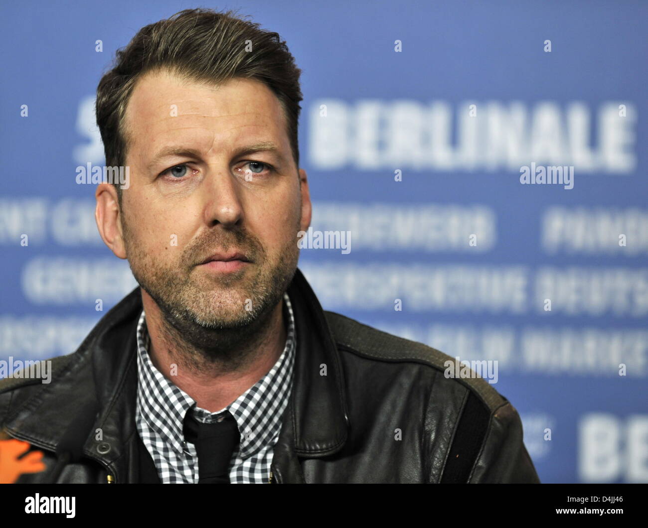 Director Richard Laxton pictured during the press conference of the ...