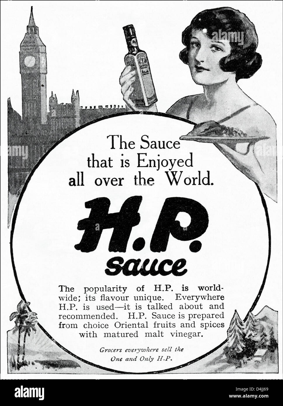 Original 1920s Period Vintage Advertisement High Resolution Stock ...