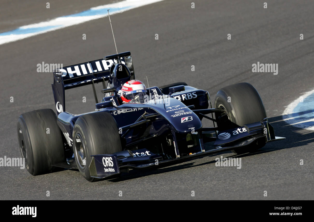 Japanese Formula One driver Kazuki Nakajima of Williams F1 pictured ...