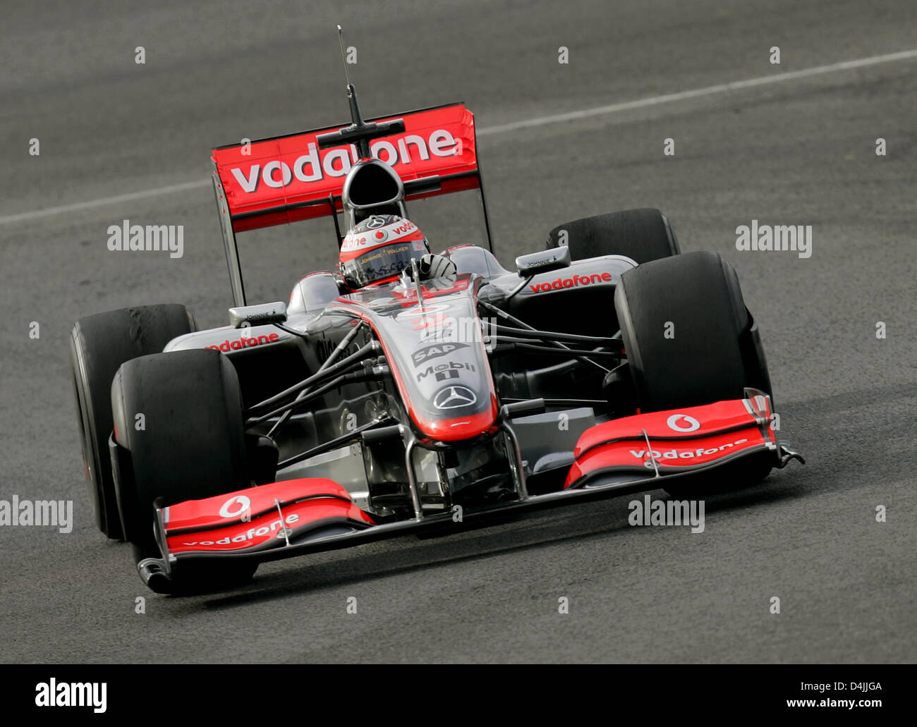 Finnish Formula One driver Heikki Kovalainen of McLaren Mercedes ...