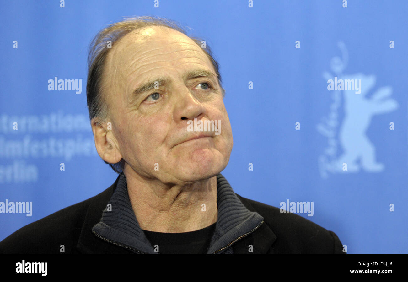 Swiss actor Bruno Ganz poses at the photocall for his film ?The dust of ...