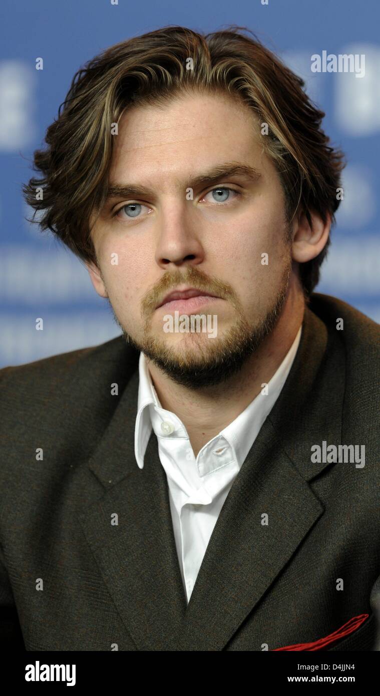 British actor Dan Stevens pictured during the press conference of the ...