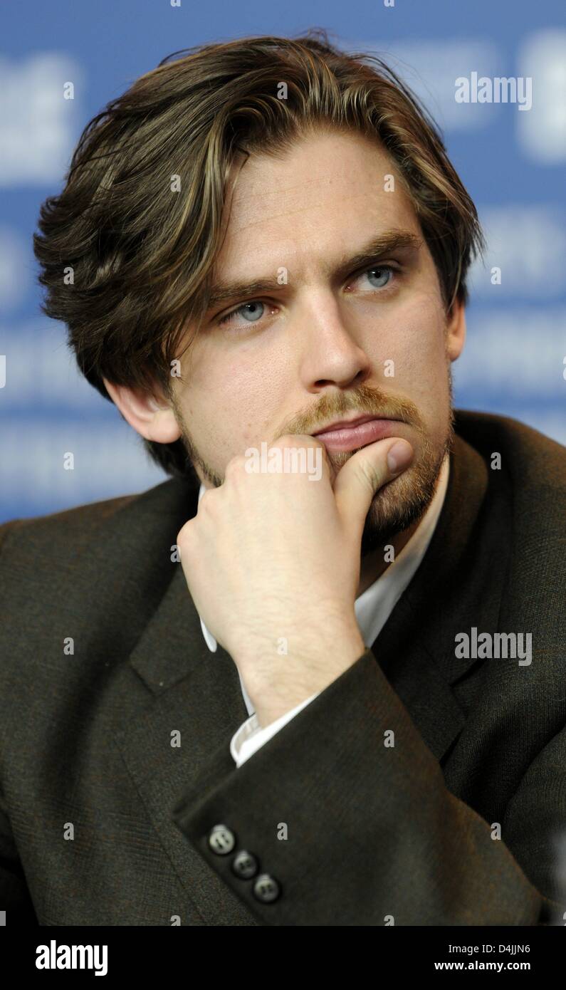 British actor Dan Stevens pictured during the press conference of the ...