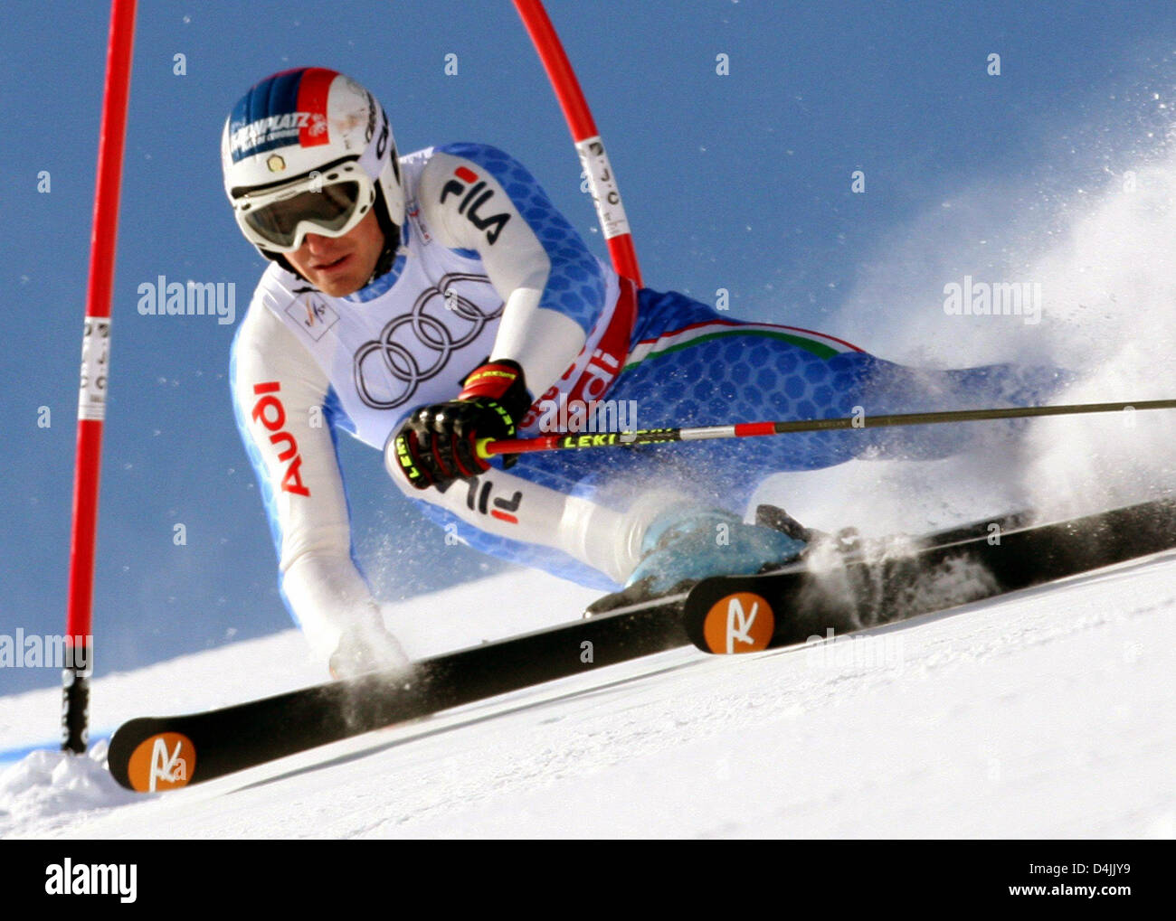 Italy?s Manfred Moelgg seen in action during the first run of the Men?s ...