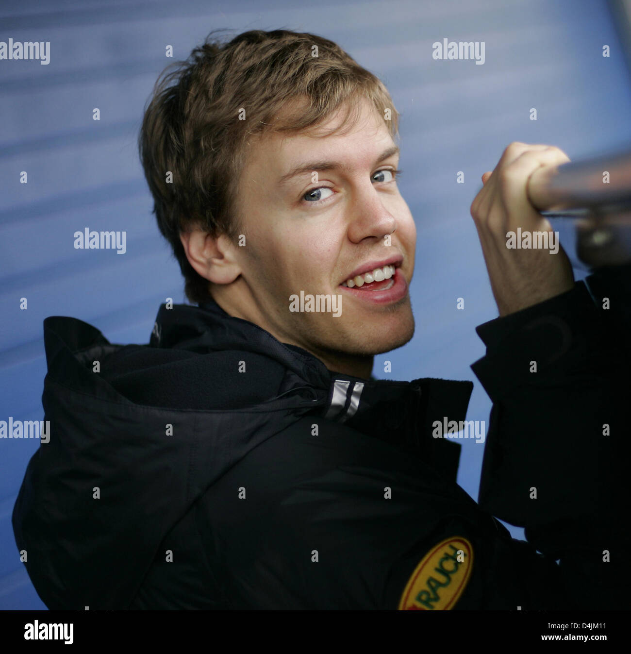 German Formula One driver Sebastian Vettel of Red Bull Racing-Renault ...