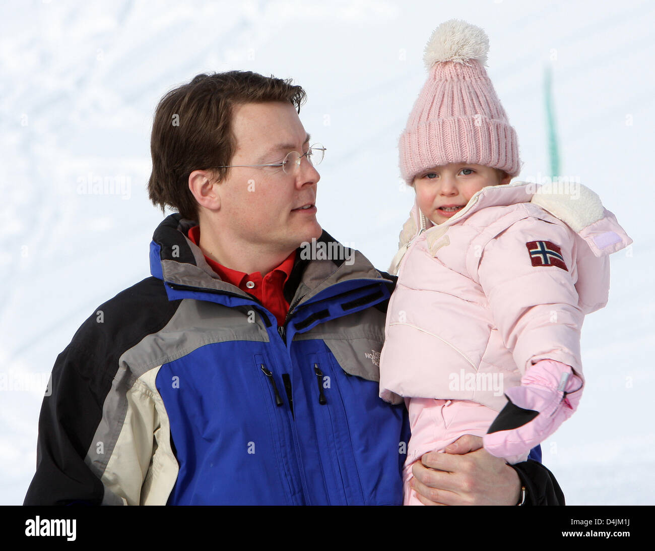 Prince Constantijn of the Netherlands (L) and his daugher Countess ...