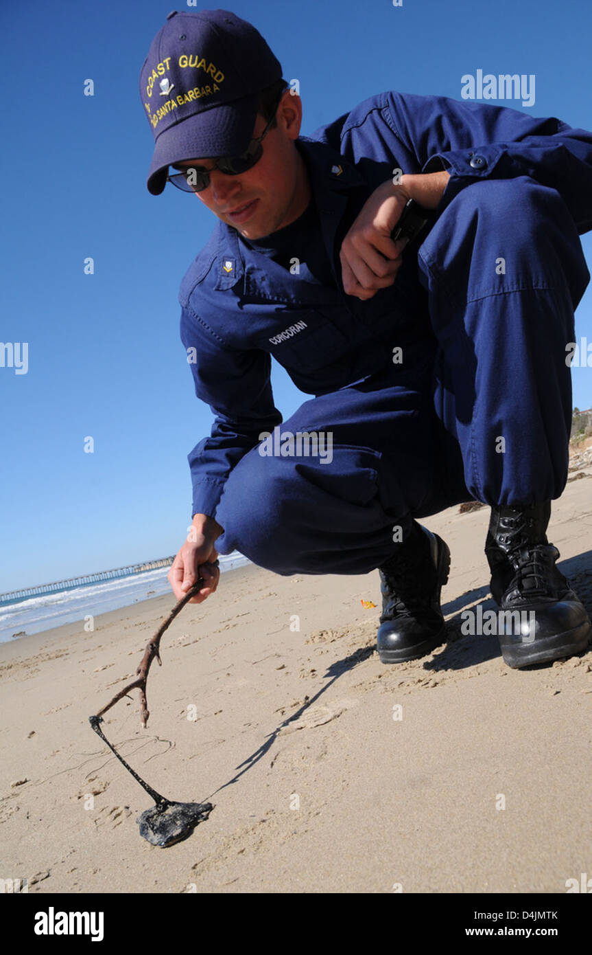 The Coast Guard's Marine Safety Detachment responded to an oil seepage ...