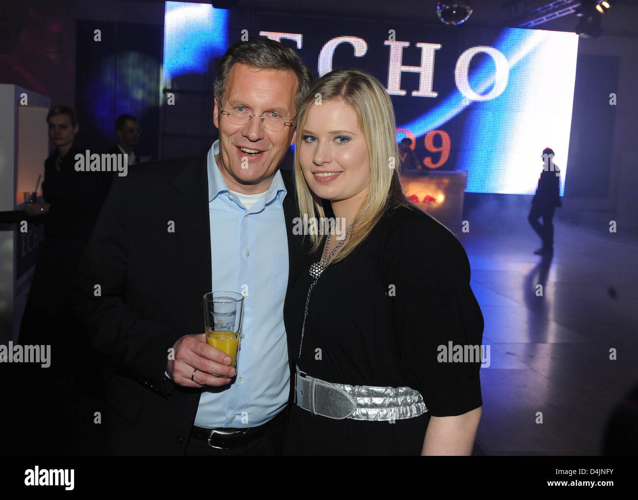 The Prime Minister of Lower Saxony, Christian Wulff and his daughter ...
