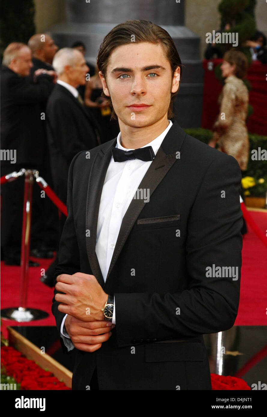 US actor Zac Efron arrives on the red carpet for the 81st Academy ...