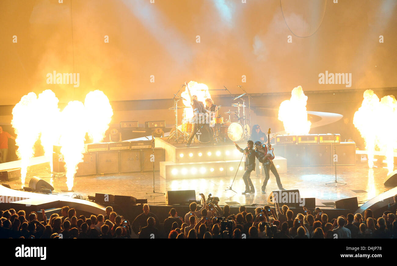 German band ?Scorpions? performs on stage during the ?Echo Music Award ...