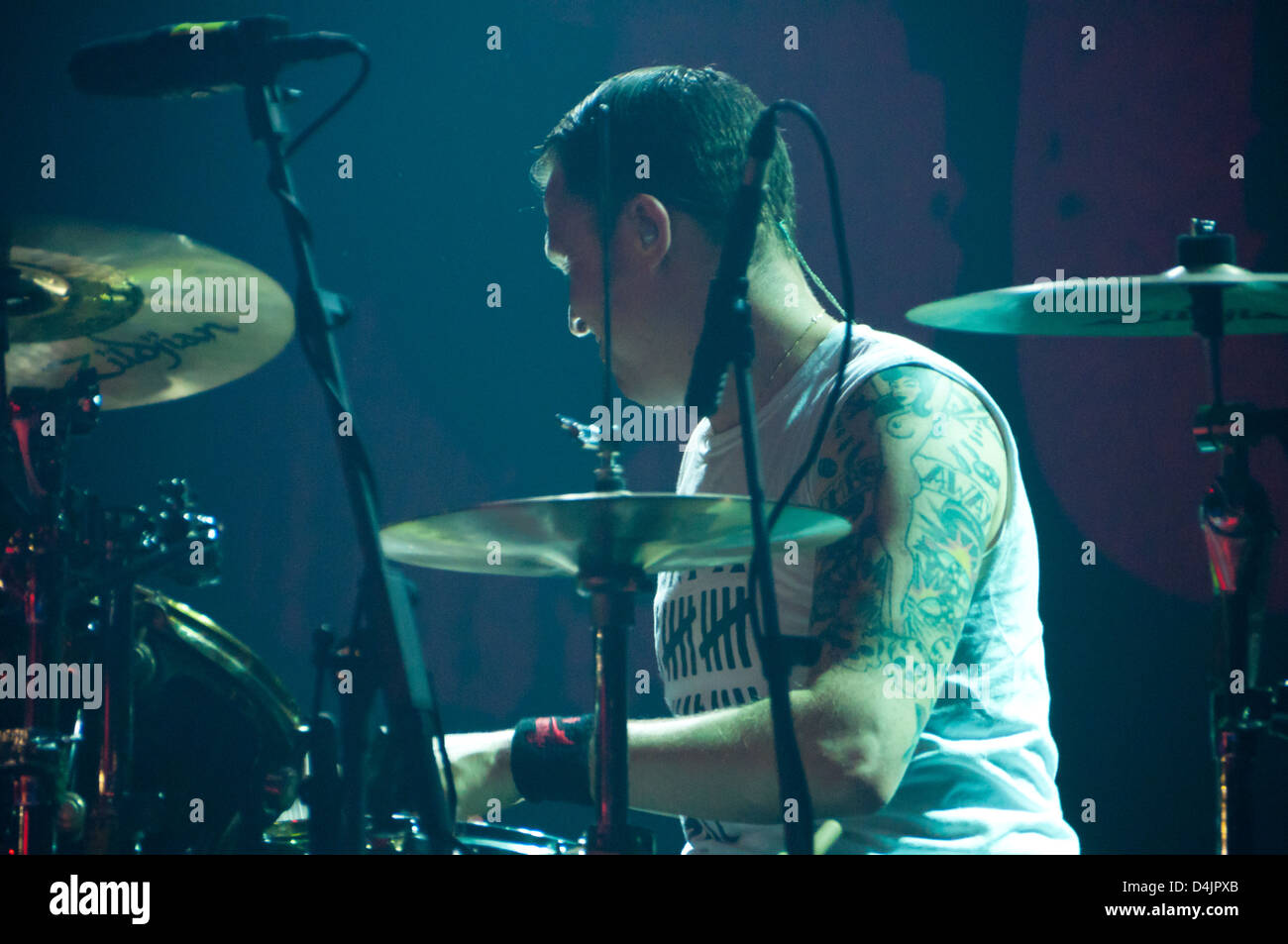 Steve Jocz. Sum 41 concert at Arena Moscow. Jul 25, 2012 - Arena Moscow ...