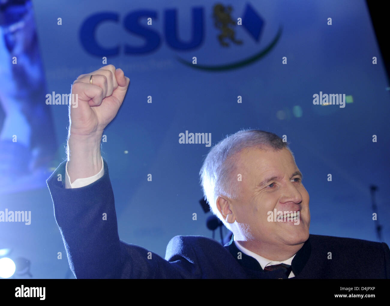 Prime Minister of Bavaria Horst Seehofer gestures during the Ash ...