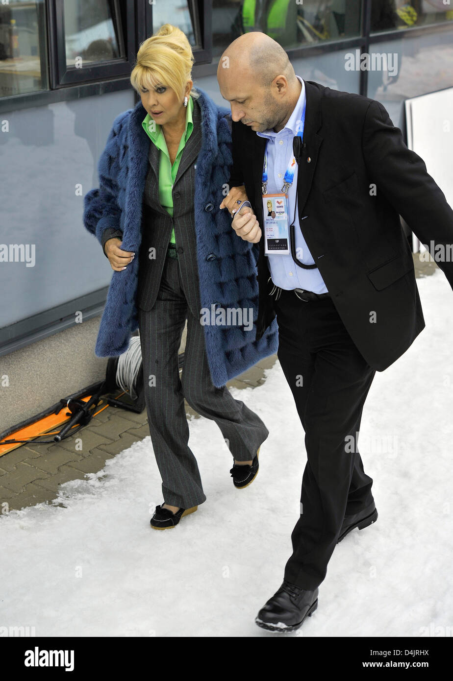Ivana Trump Skiing