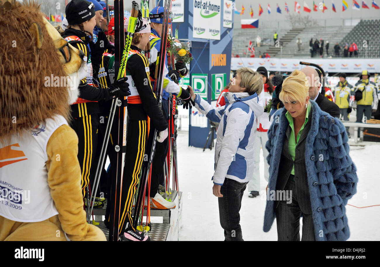 Ivana Trump Skiing