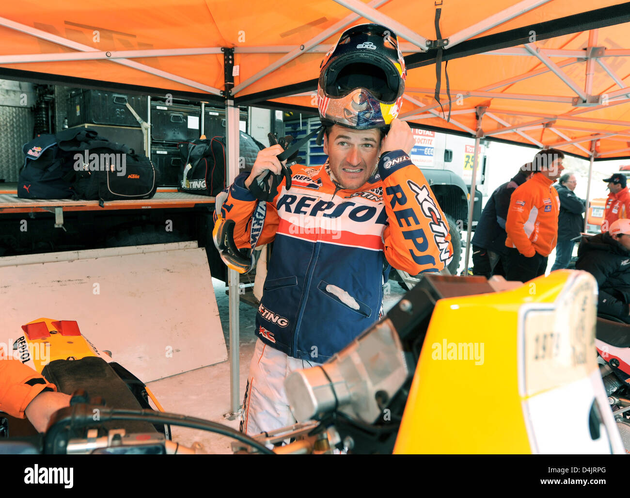Spain?s Marc Coma of KTM Repsol pictured in Salzburg, Austria, 26 ...