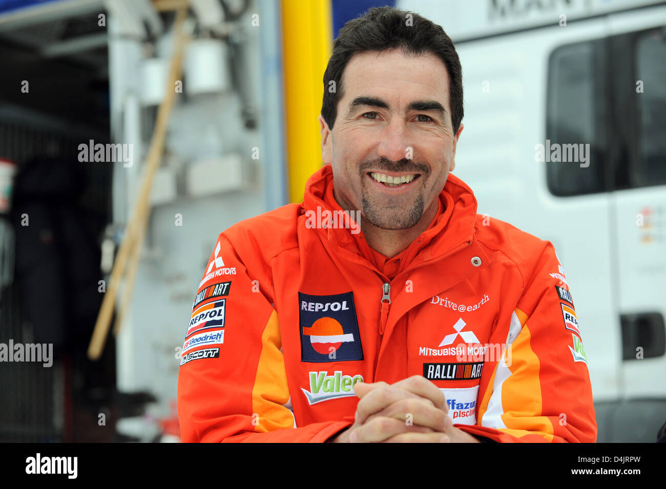 France?s Luc Alphand of Repsol Mitsubishi Ralliart pictured in Salzburg ...