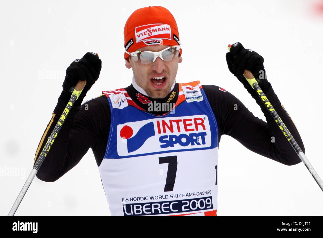Germany?s Bjoern Kircheisen jubilates after taking second place at the ...
