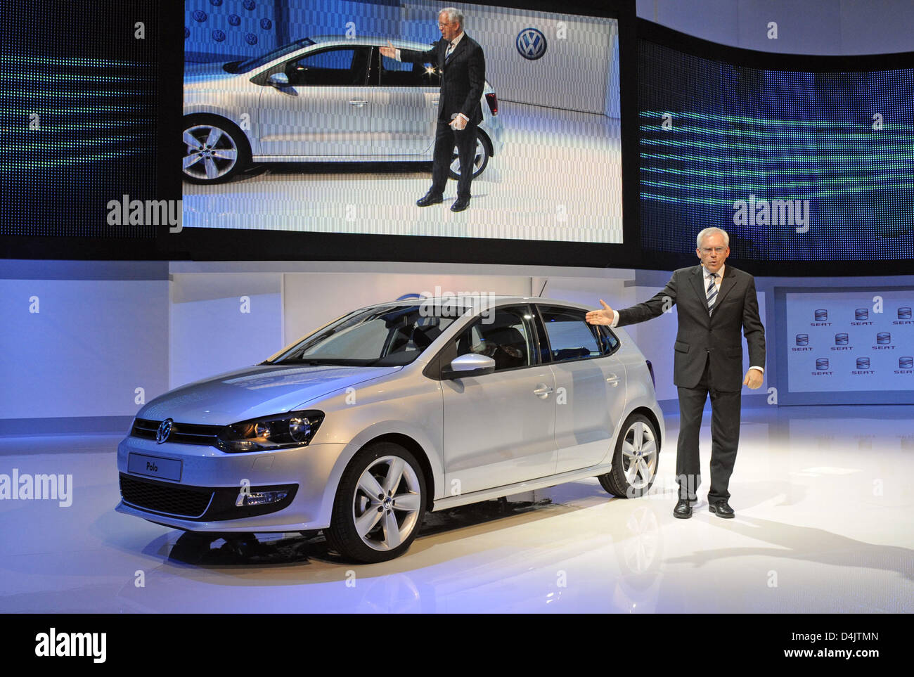 Ulrich Hackenberg, the head of development at Volkswagen, poses during ...