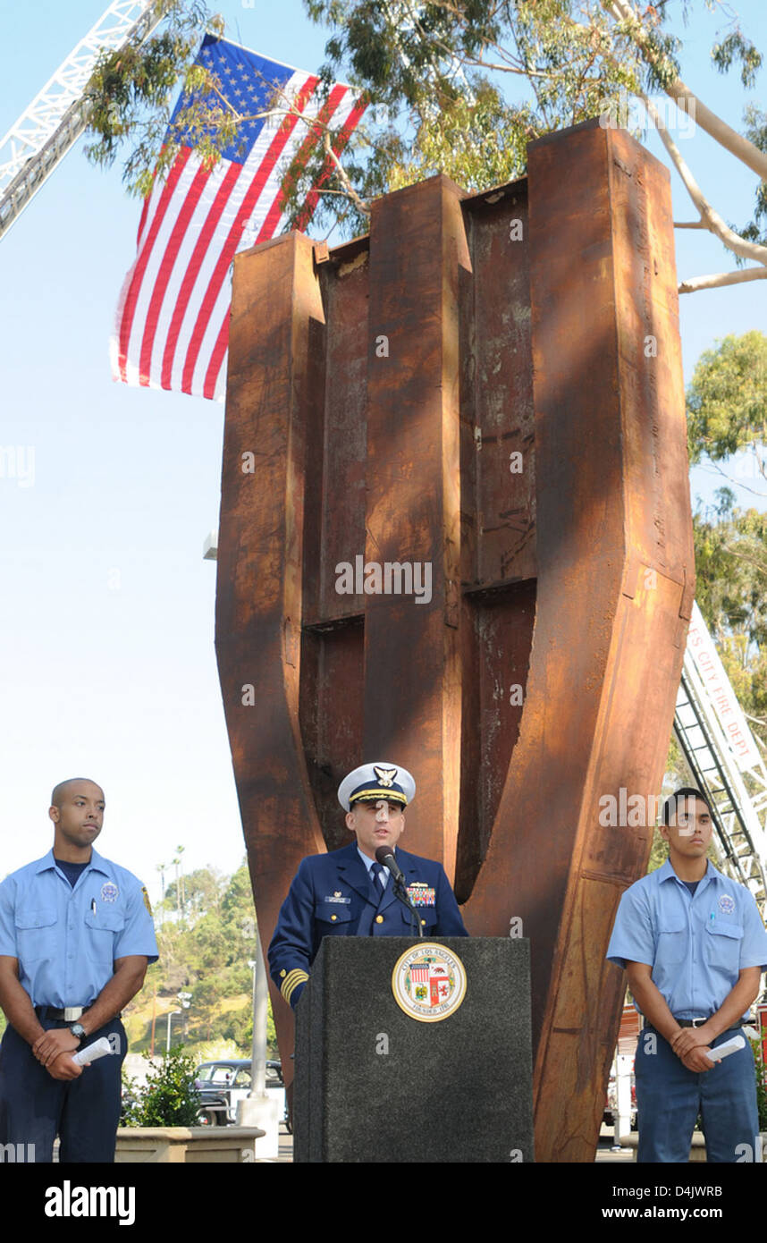 The 9/11 Memorial in Los Angeles honors the victims and heroes of the ...
