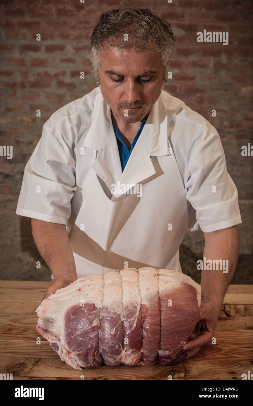 Inside butcher shop food meat hi-res stock photography and images - Alamy