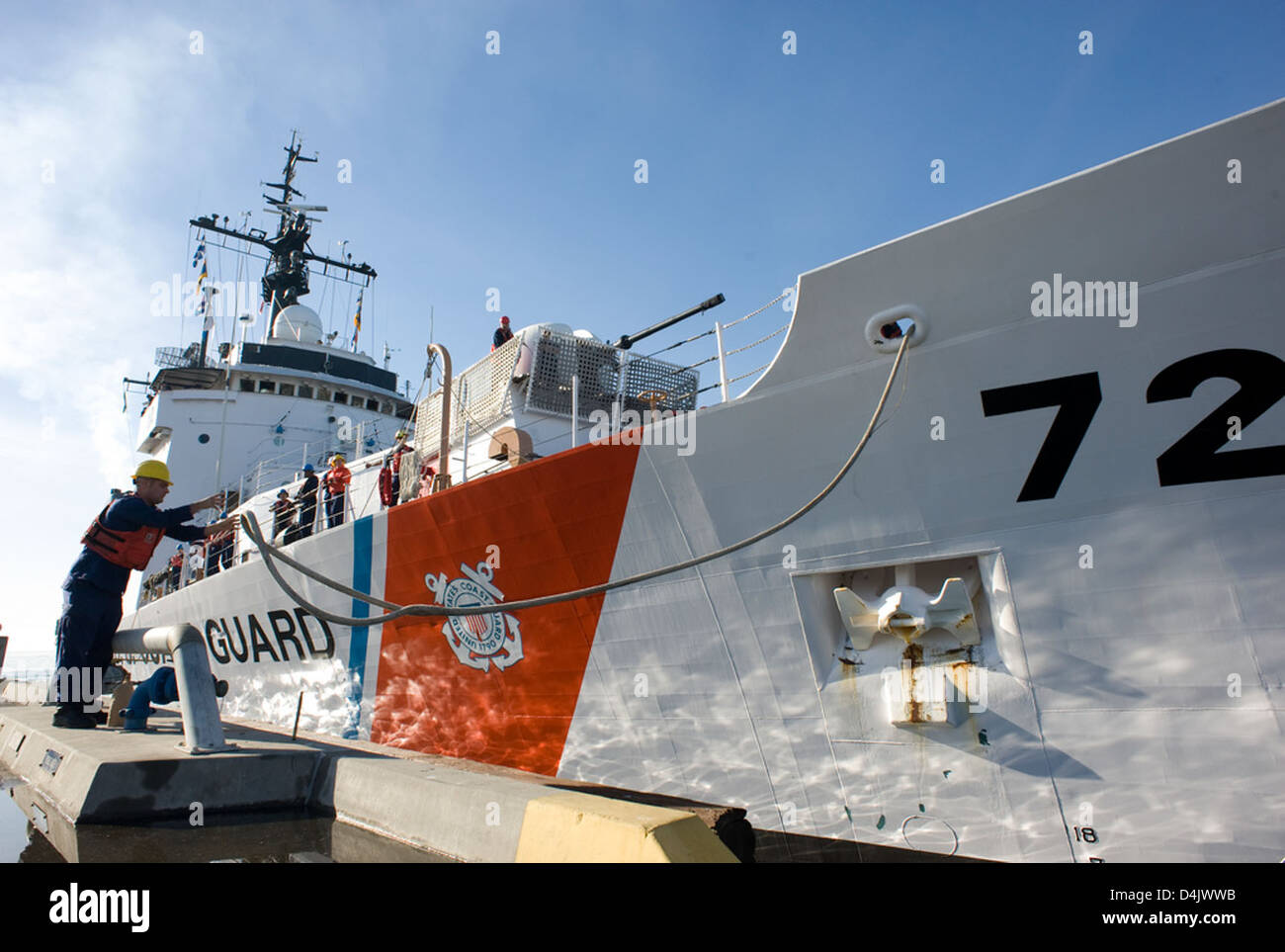 The Coast Guard Cutter Morgenthau (WHEC-722) is a high-endurance cutter ...
