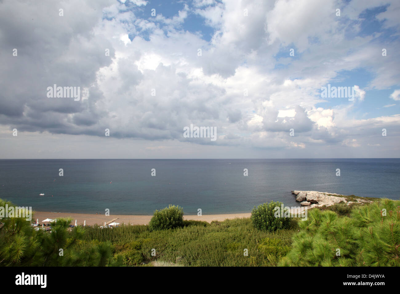 Beautiful beach in Cyprus Stock Photo - Alamy