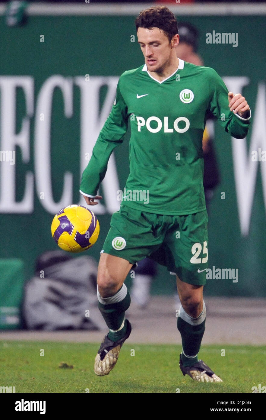 Christian Gentner of VfL Wolfsburg is shown in action during the ...