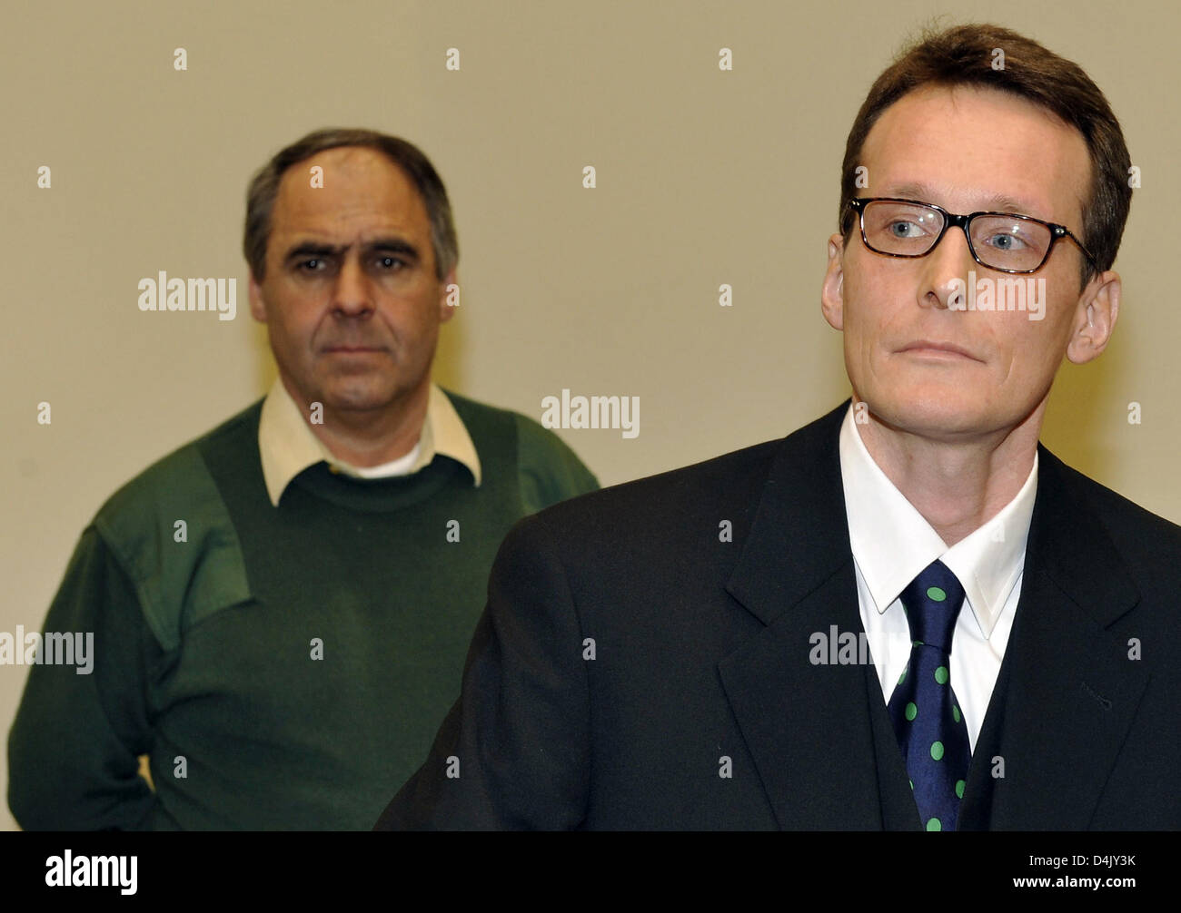 Defendant of the ?Klatten-Trial? Helg Sgarbi (R) waits in a court room ...