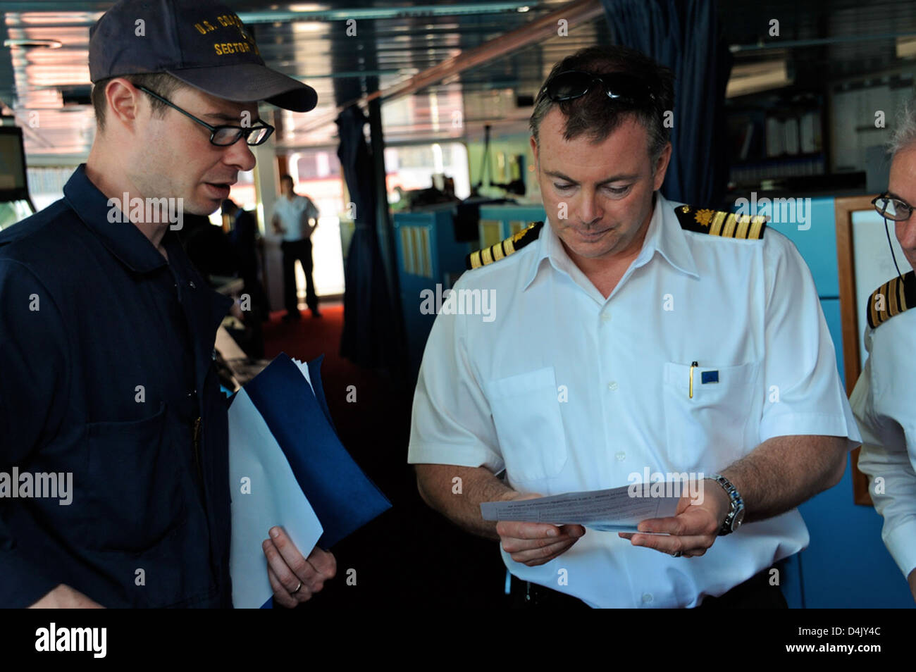 A cruise ship undergoes inspection for safety, compliance, and ...