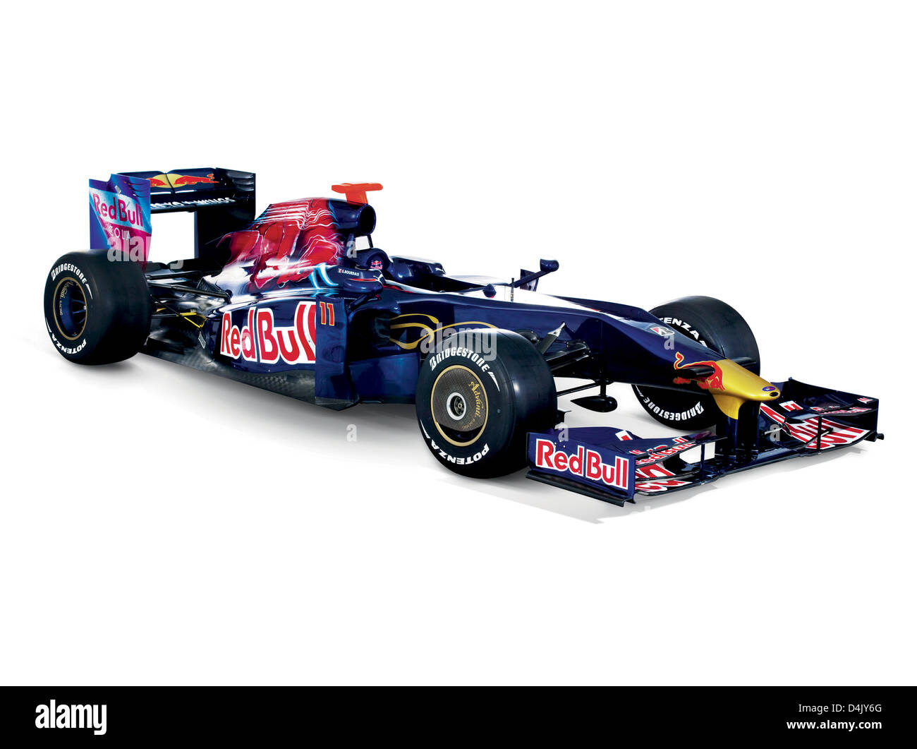 The new Formula One race car for the 2009/10 season of Team Toro Rosso ...