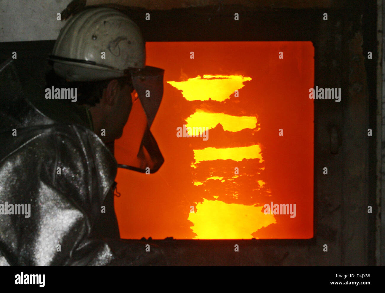 A Steel Worker Supervises The Steel Production At ThyssenKrupp In a-steel-worker-supervises-the-steel-production-at-thyssenkrupp-in