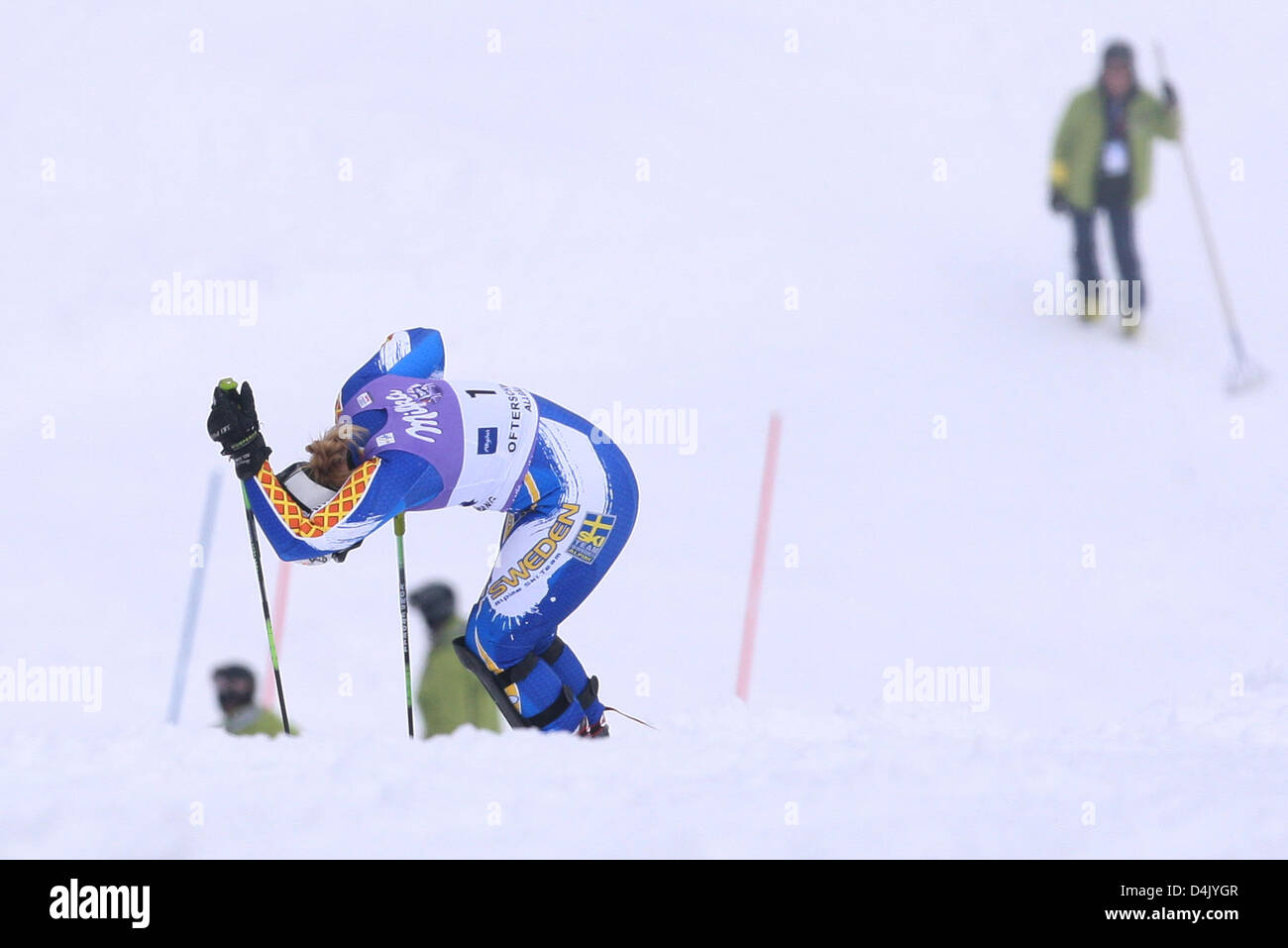 Sweden?s Anja Parson missed a gate and drops out of the Slalom ...