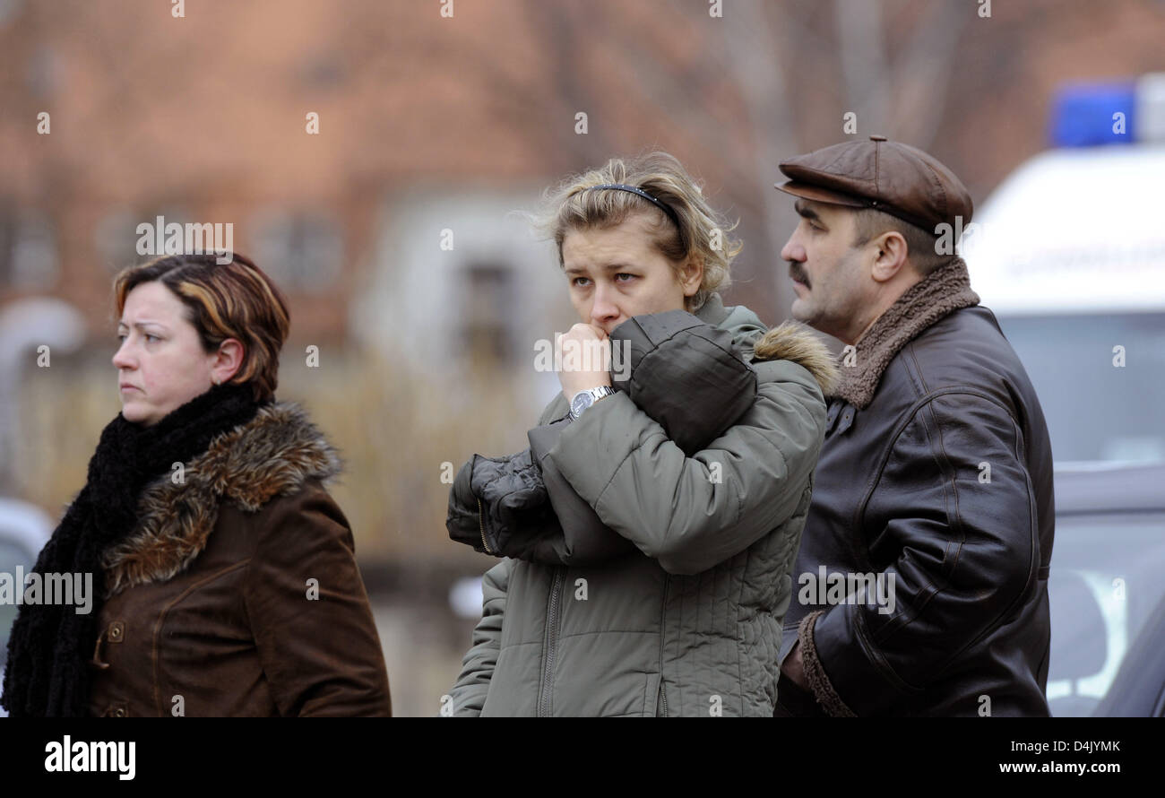 People pictured outside secondary school ?Albertville?, where a rampage ...