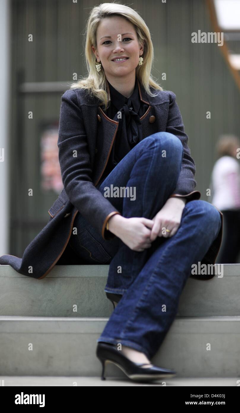 Stephanie Baroness of Guttenberg, the wife of the German Economic ...