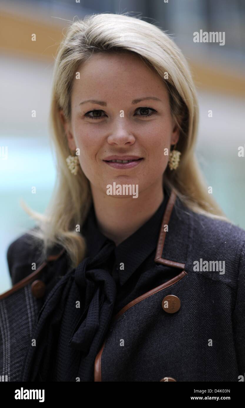 Stephanie Baroness of Guttenberg, the wife of the German Economic ...