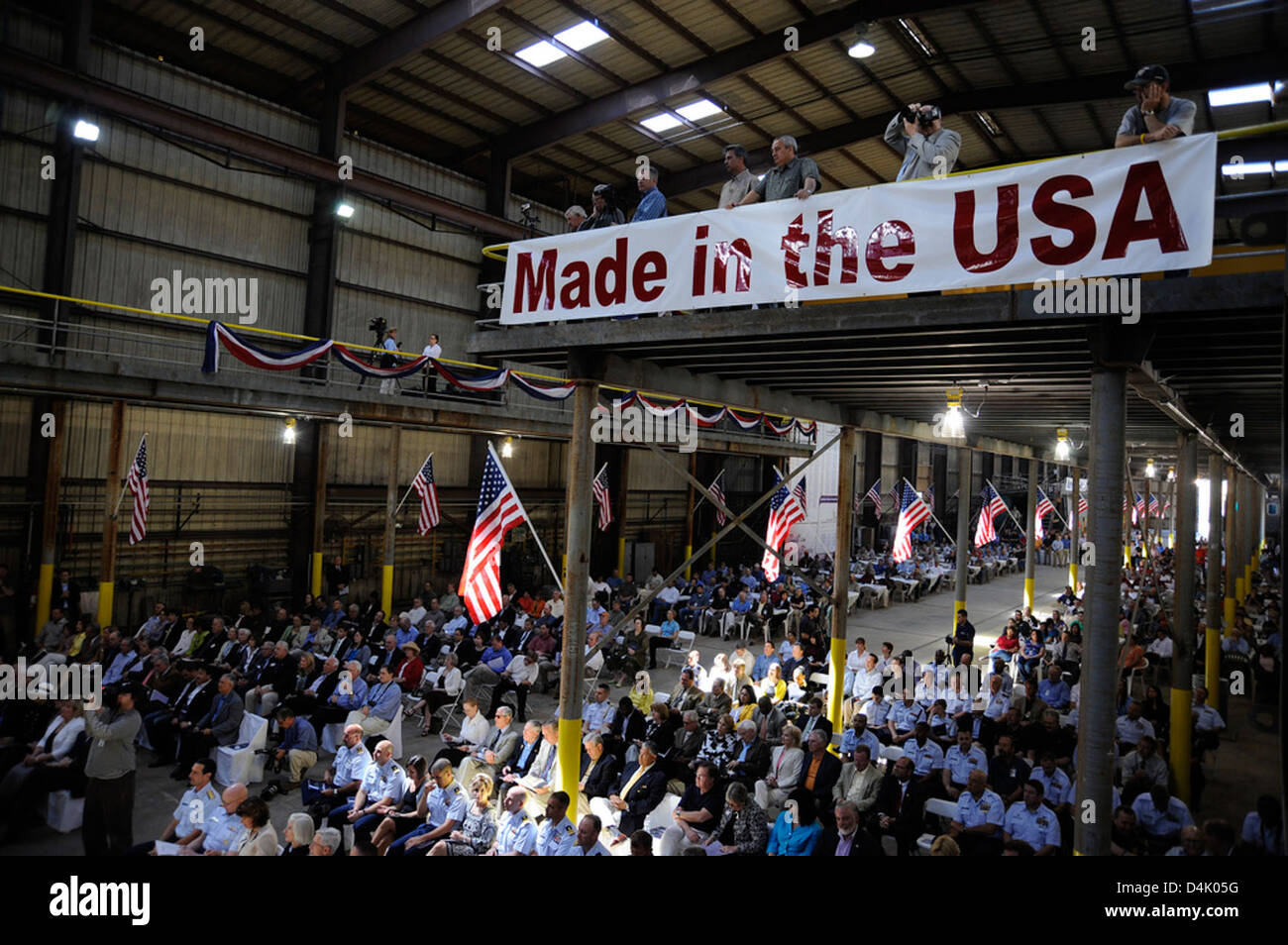 The keel laying ceremony for the D8 Sentinel Class Fast Response Cutter ...