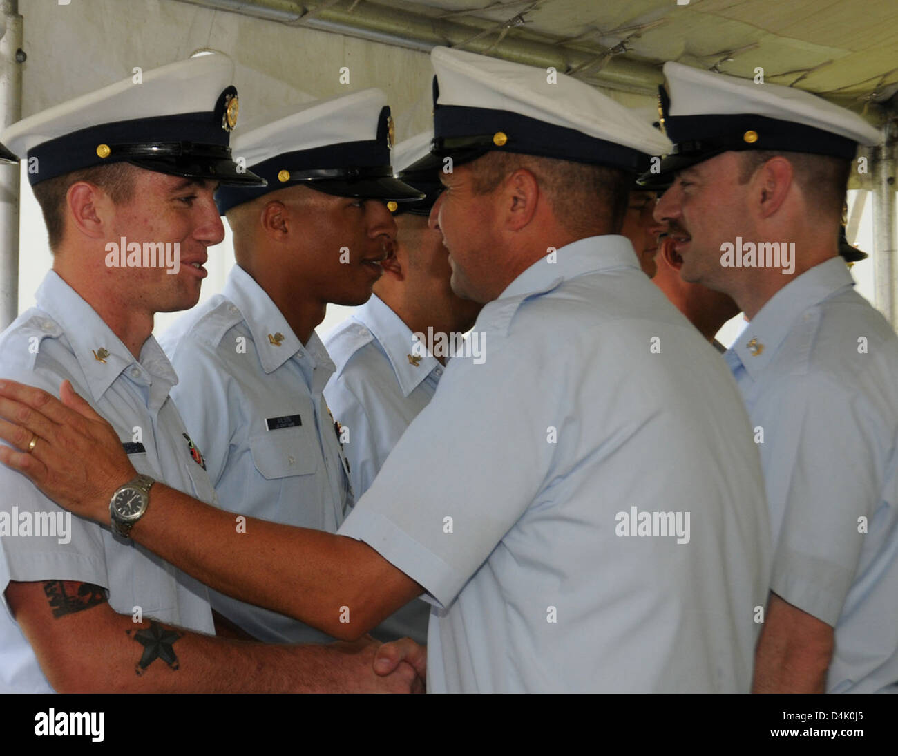 The Change of Command (COC) ceremony for the U.S. Coast Guard Cutter ...