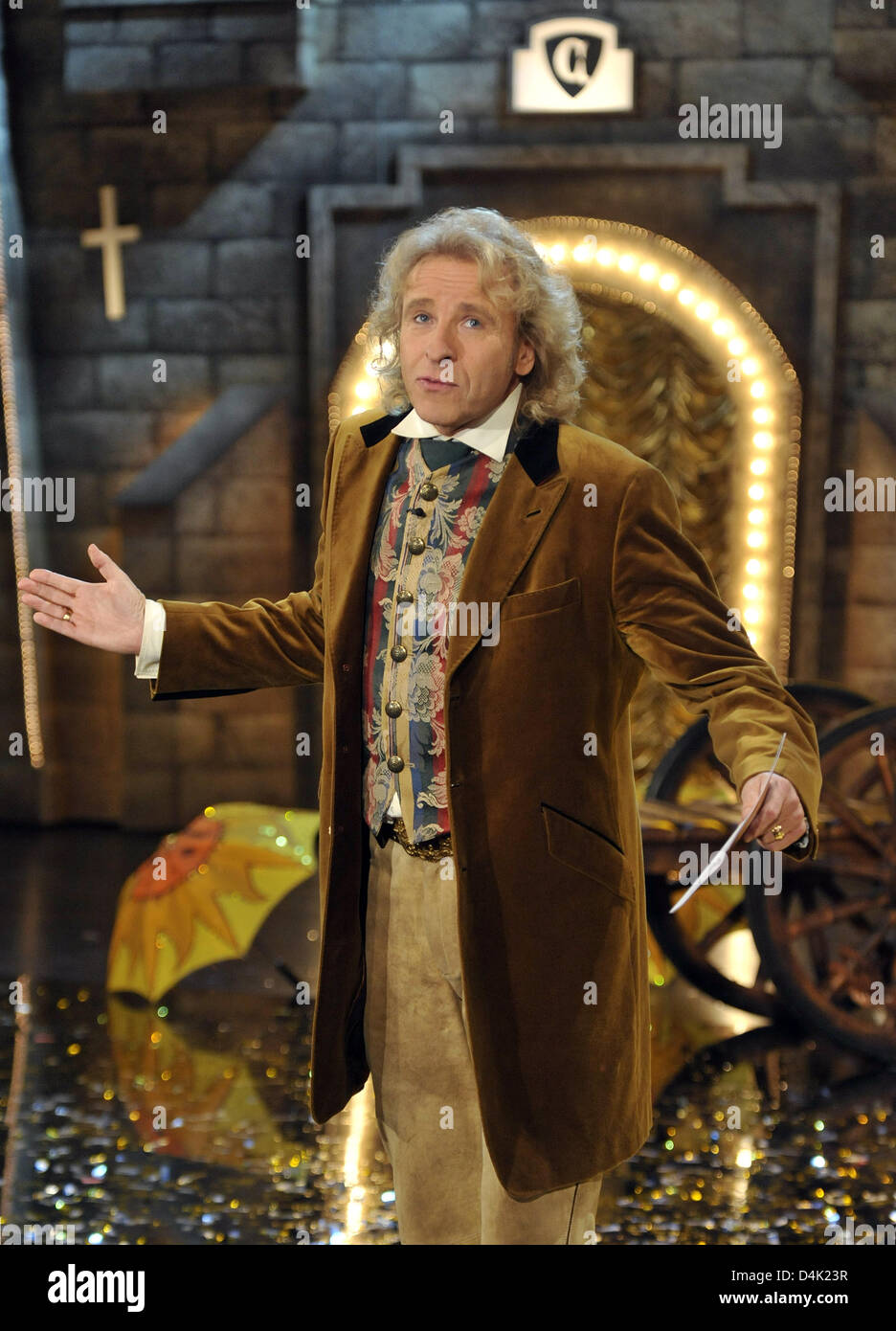 Arts culture entertainment ace television gesture host germany hi-res ...