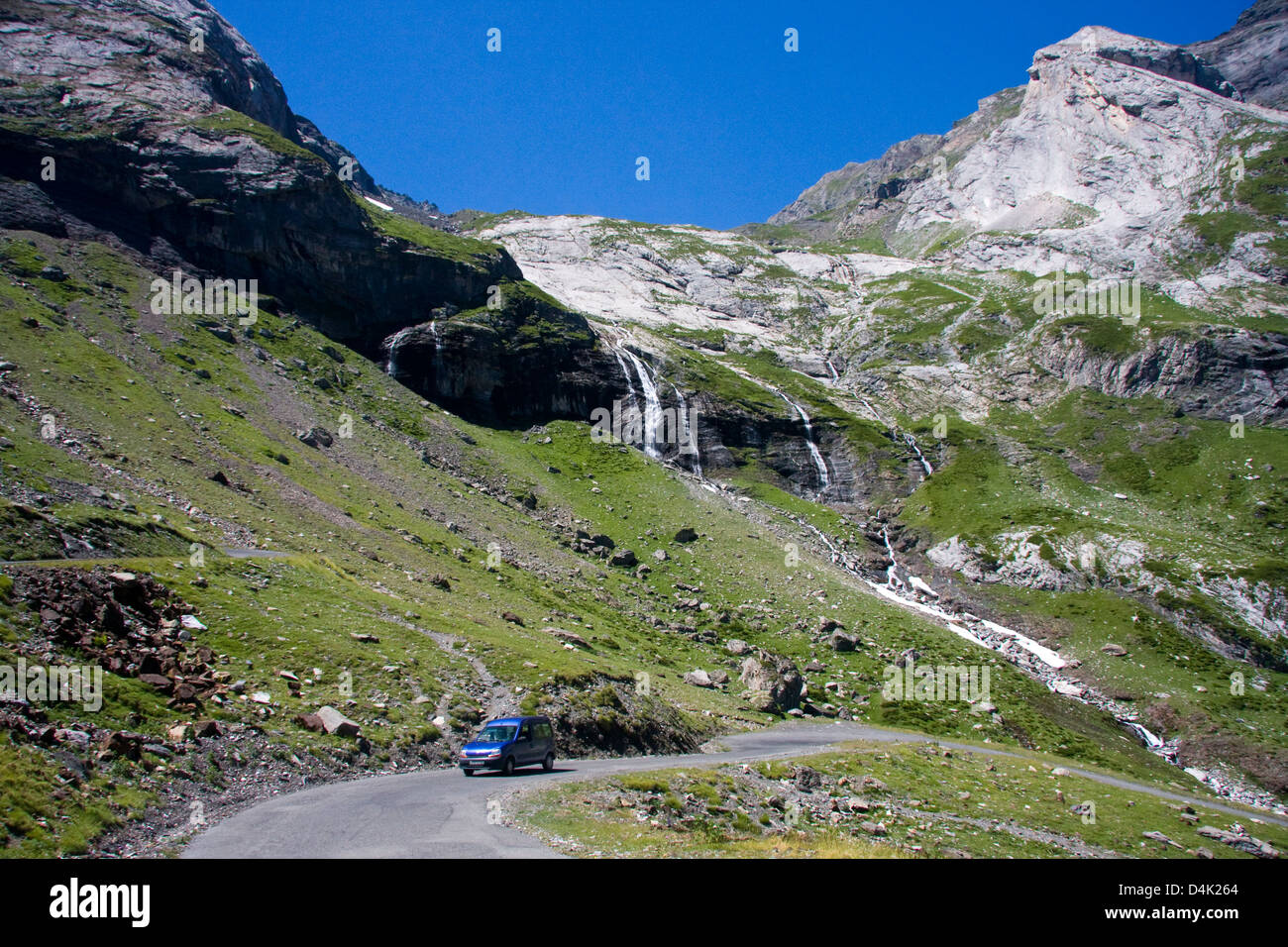Mountain pass, Pyrenees National Park, France Stock Photo - Alamy