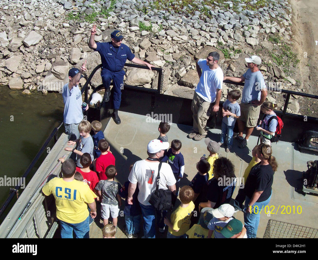 Cub Scouts visit Chippewa Stock Photo - Alamy