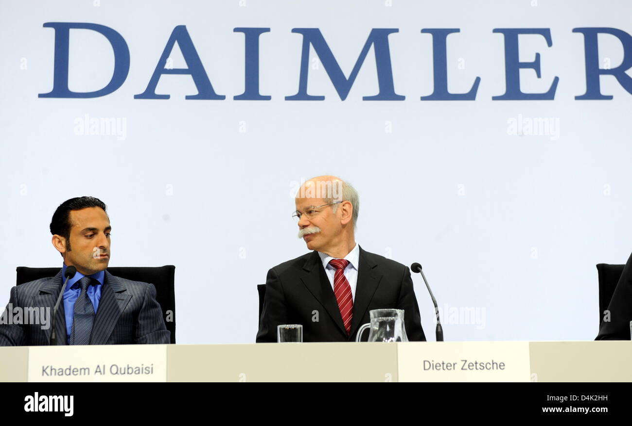 Daimler press conference mercedes ceo hi-res stock photography and ...
