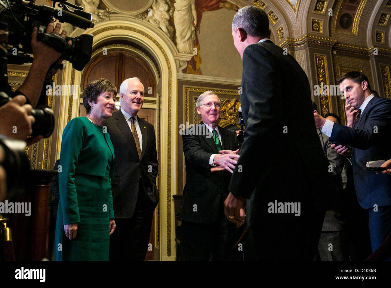 Washington DC, USA. 14th March 2013. United States President Barack ...