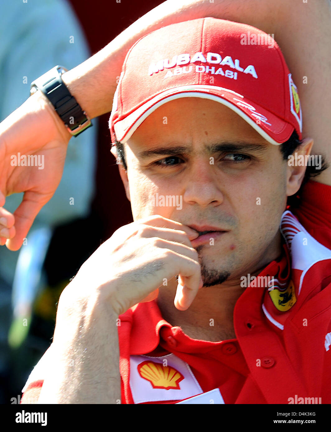 Brazilian Formula One driver Felipe Massa of Ferrari seen in the ...