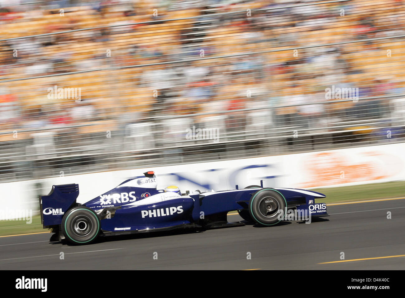 German Formula One driver Nico Rosberg of Williams F1 steers his car ...