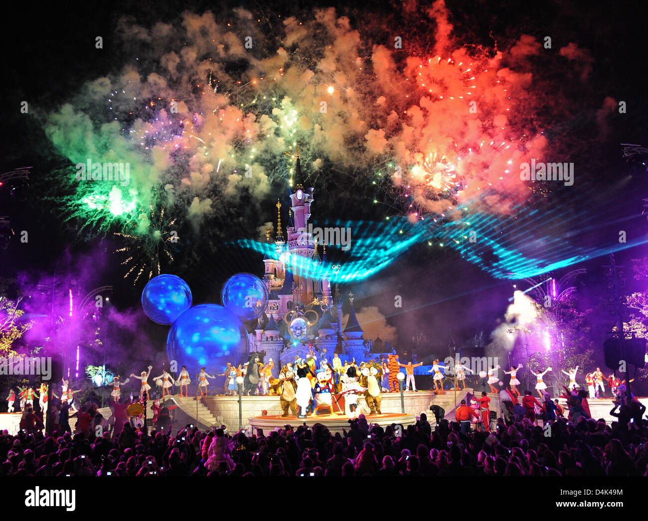 Colourful fireworks and light effects are to be seen at the premiere of ...