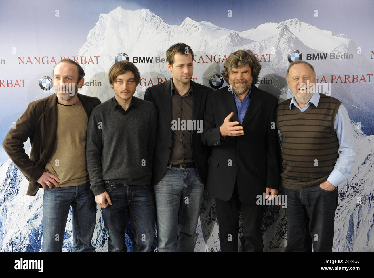 Actors Karl Markovics (as Karl Maria Herrligkoffer, L-R), Volker Bruch ...