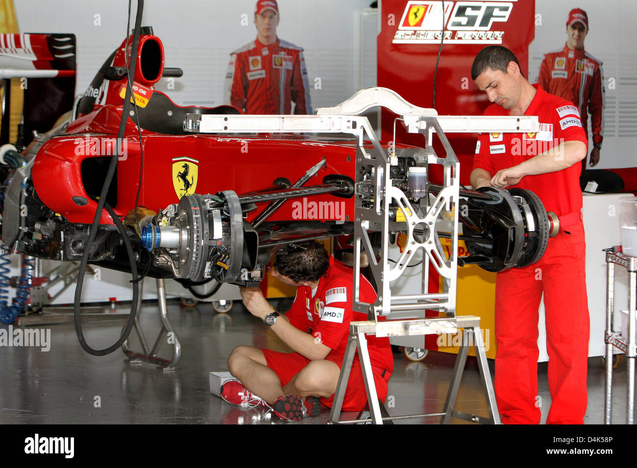 Scuderia ferrari mechanics hi-res stock photography and images - Alamy