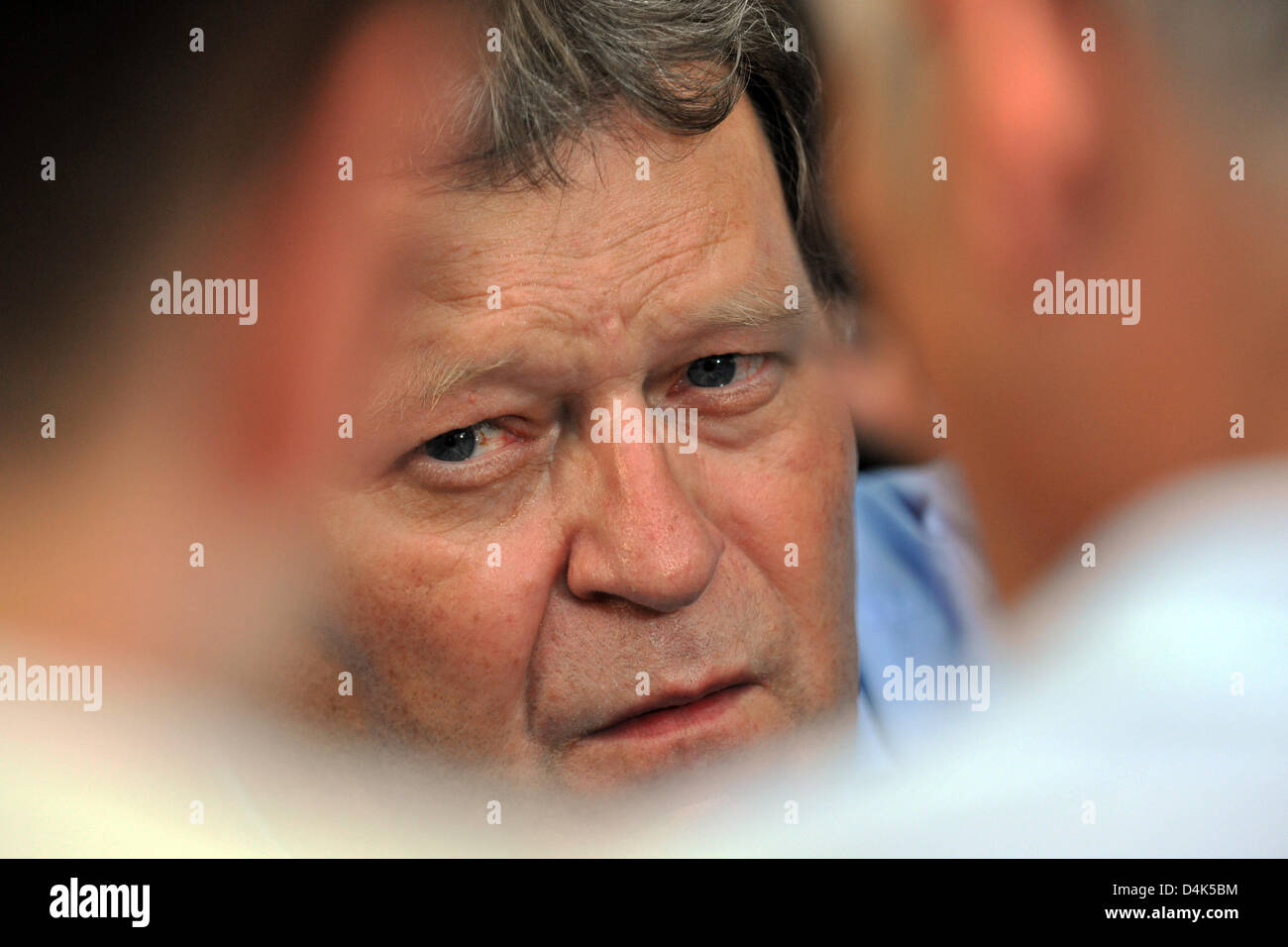 German Norbert Haug, Director of Mercedes Motorsport, answers questions ...