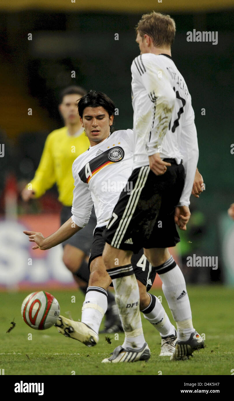 Germany?s Serdar Tasci (L) and Per Mertesacker shown in action during ...