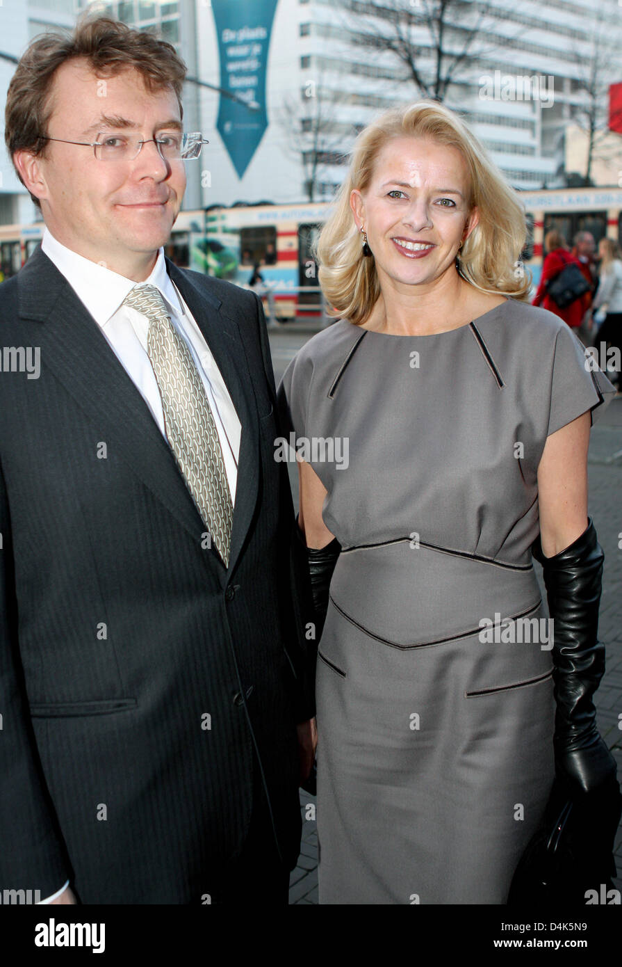 Dutch Prince Friso and his wife, Princess Mabel, attend the opening of ...
